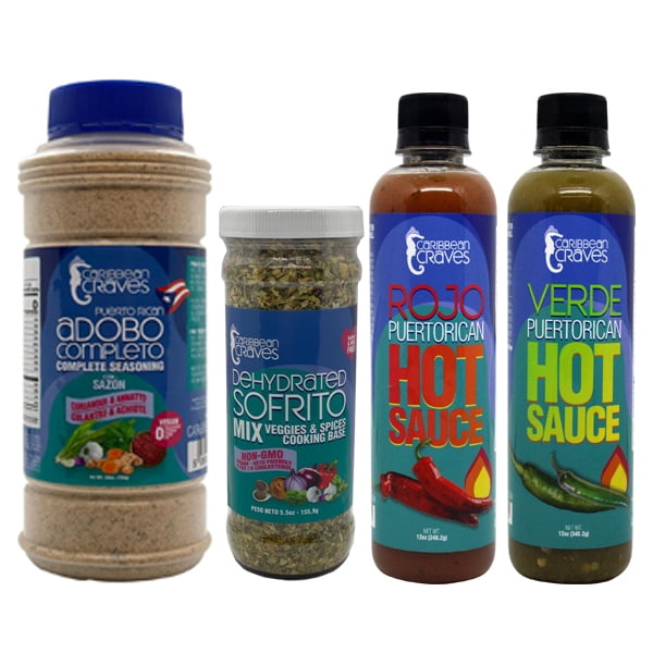 Buy Best of Puerto Rico Seasoning & Spice Kit by Caribbean Craves | 1 ...