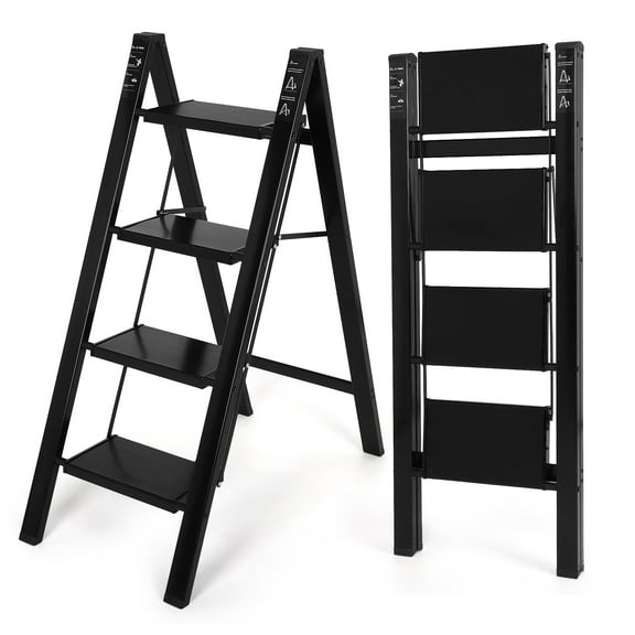 Classic Amish Reclaimed Wood Two-Step Stair / Step Stool. Natural ...