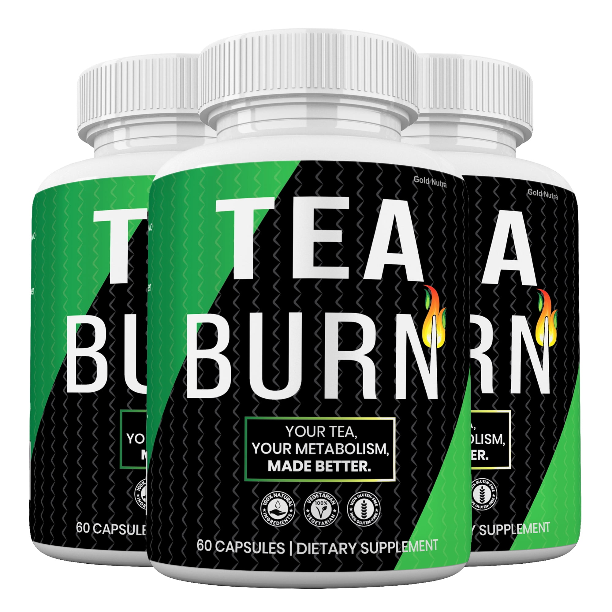Tea Burn Now in Pills, Powerful Formula, Maximum Strength, Effective ...
