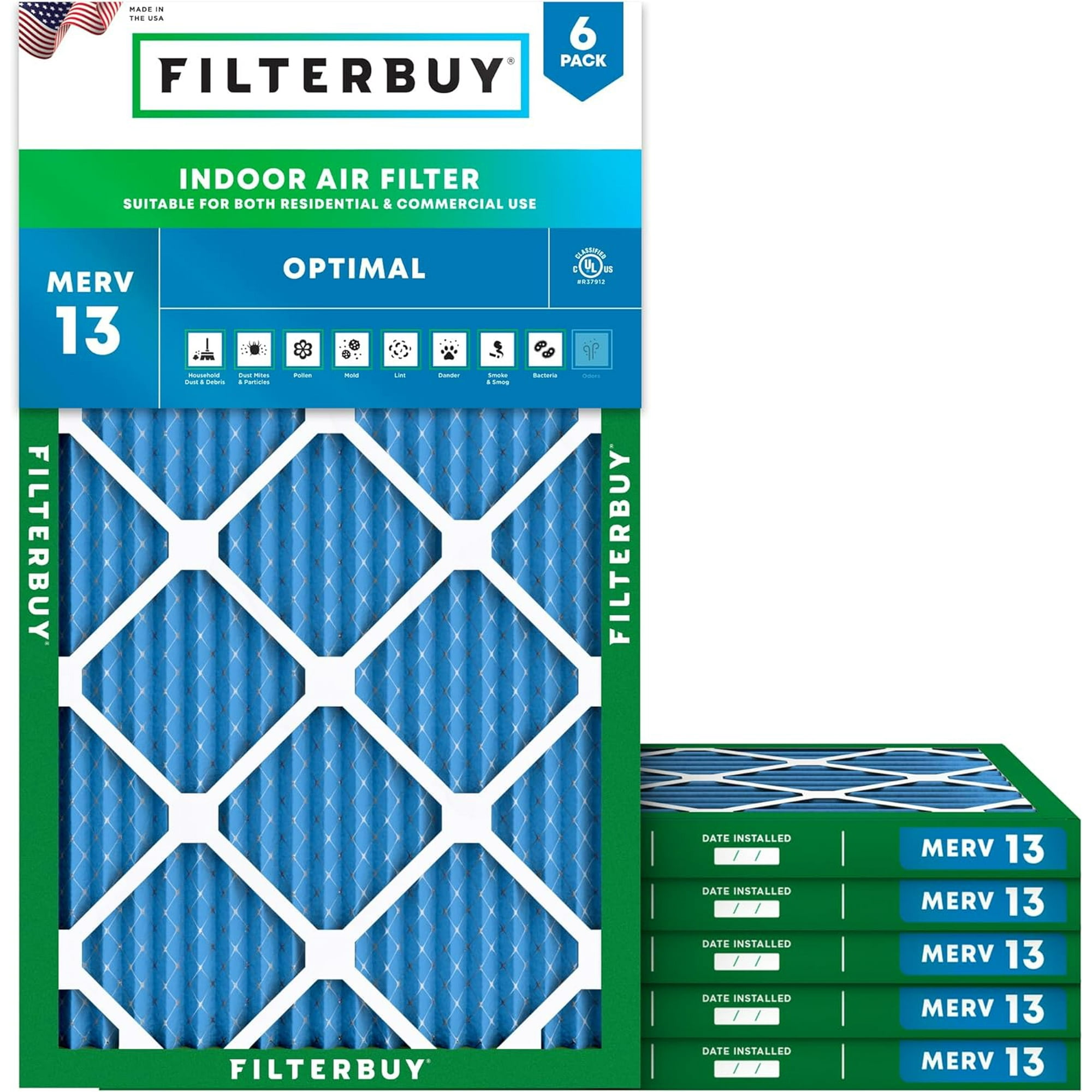 Click here for Filterbuy 12x26x1 Merv 13 (Mpr 1900) Health Defens... prices