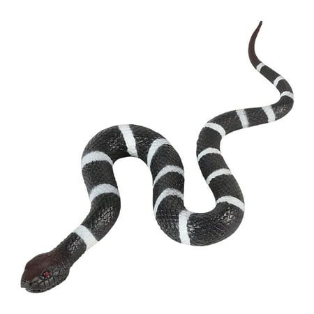jovati Realistic Fake Snakes Toy Rubber Snake Figure for Halloween ...