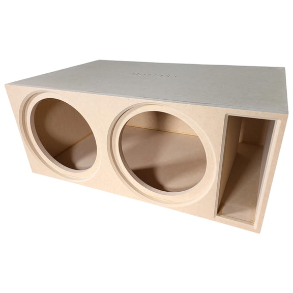 "Tru Spec Audio Box 12"" Subwoofer Enclosure, Back Vented Prefab Dual ...