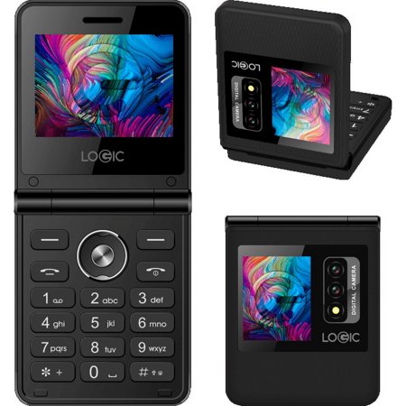 Logic Z1L Téléphone à Clapet Double Écran 4G Caméra VGA & Flash LED ...