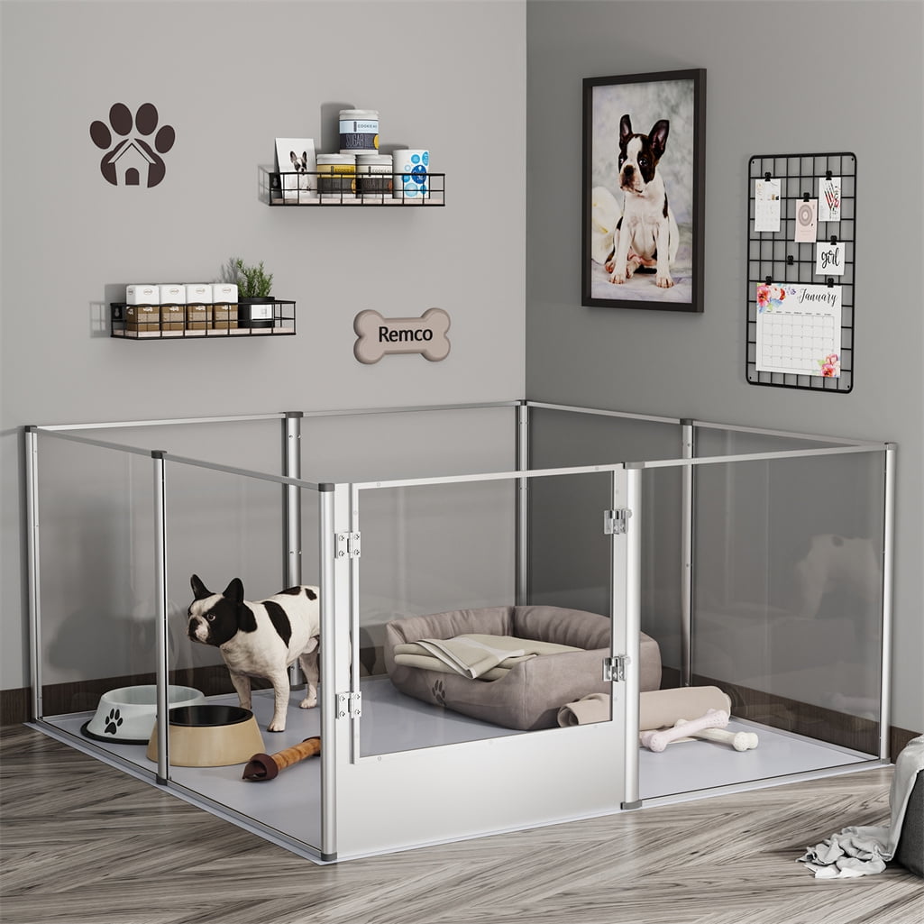 Click here for Wisfor Bingopaw Acrylic Dog Playpen Fence: Heavy D... prices