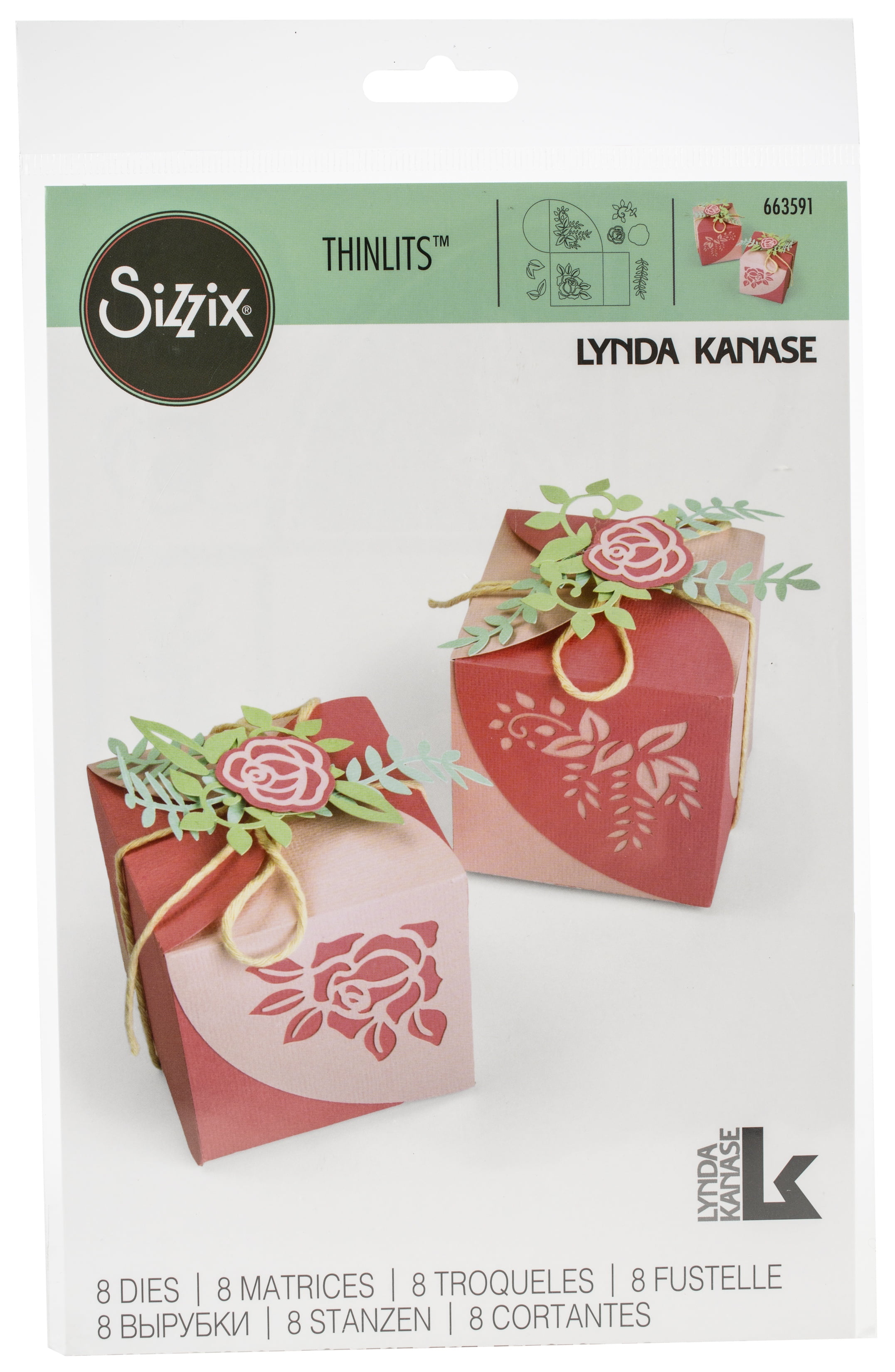Sizzix Thinlits Dies By Lynda Kanase 8/Pkg-Wrap Favor Box | Walmart Canada