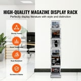 SKYSHALO Collapsible Literature Rack, Dual-Sided 6-Slot Leaflet Holder ...