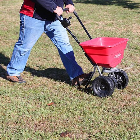 Earthway Plus Deluxe Estate Broadcast Seed and Lawn Fertilizer Spreader ...