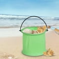 WETS Mini Beach Bucket Folding Broken-proof Happy Summer Sand Bucket ...