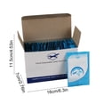 50 Pack - Disposable Toilet Seat Cushion Covers - Waterproof Plastic ...