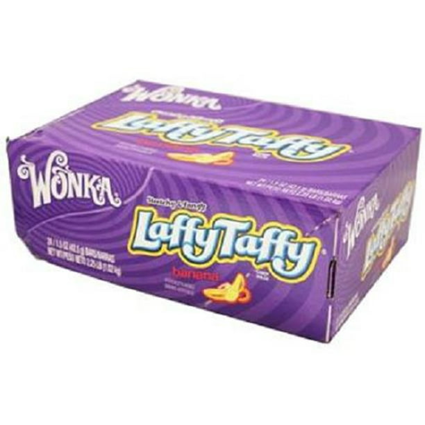 Laffy Taffy Stretchy And Tangy Banana 1 5 Oz Packages Pack Of 24