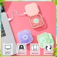 6-pack mini handheld fans portable personal neck fan foldable handheld ...