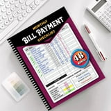2PCS Monthly Bill Payment Checklist Bill Notebook The 4 Year For ...