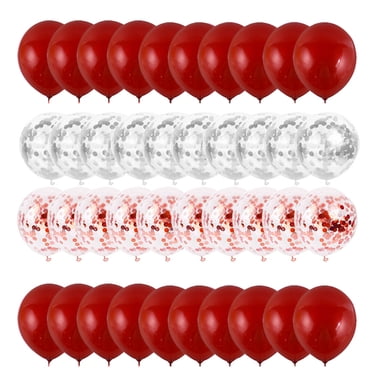 Creative Converting 12" Red Solid Latex Classic Balloons, 15 Count ...