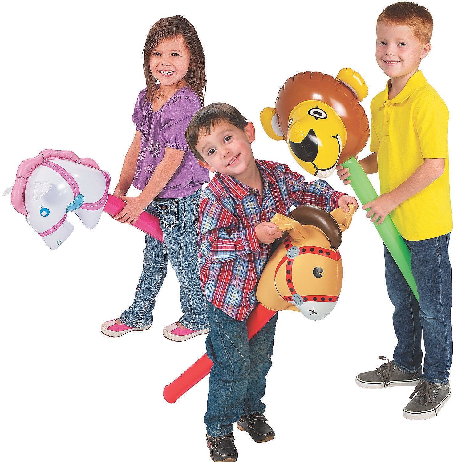 Fun Express Inflatable Stick Animals Kit 3 Pieces - Walmart.com