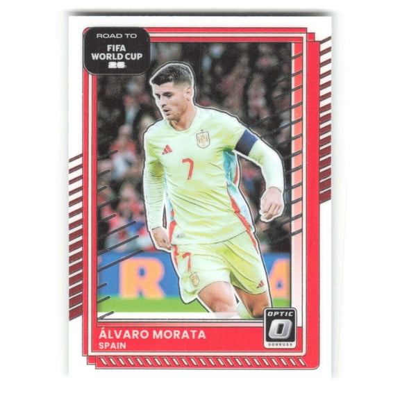 2025-26 Donruss Optic Road to FIFA World Cup #18 Alvaro Morata Spain ...