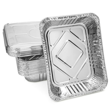 9x13 Inch Disposable Aluminum Pans 30 Pack, Half Size Deep Steam Table ...
