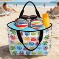 Colorful Monsters Beach Bag for Women, Large Breathable Mesh Beach Tote ...