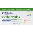 Equate: Chlorpheniramine Maleate Antihistamine Chlortabs, 100 Count ...