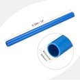 Uxcell Rigid Round Pipe 21mm ID 25mm OD 330mm/13" Light Blue High ...