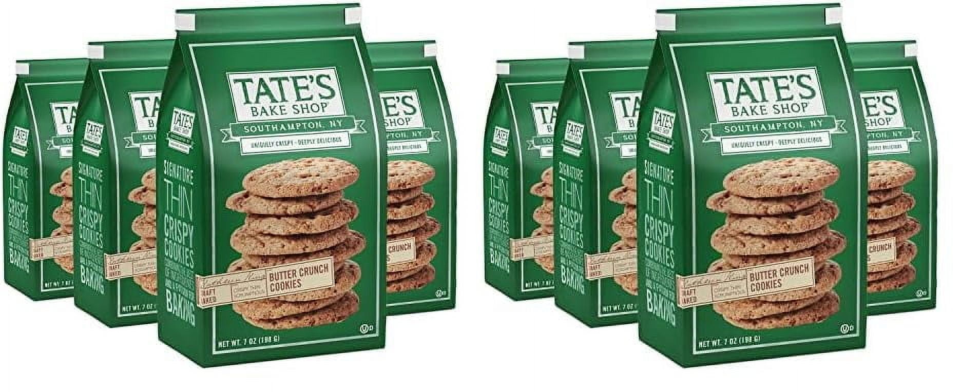 Tate’s Bake Shop Chocolate Chip Cookies, 16 – 2 Cookie Snack Packs (2 ...