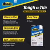 Homax Tough as Tile Epoxy Tub & Tile Spray Paint, 32oz - Bathtub & Sink ...