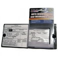 Auto Car Truck Registration Insurance Document Holder Wallet Black Case ...