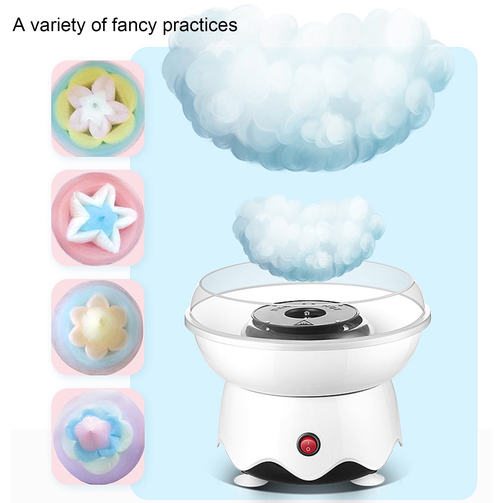 kiskick Automatic 110V/220V Electric Sugar Cotton Candy Machine - Party ...