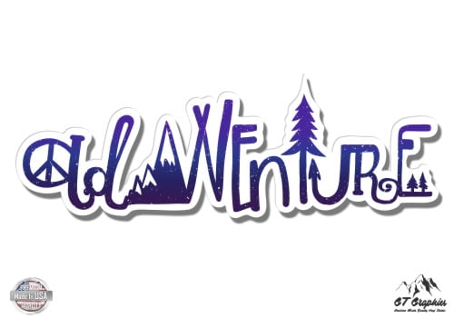 Adventure Outdoor Nature Night Sky - 12" Vinyl Sticker Waterproof Decal ...