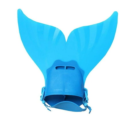 Kids Mermaid Fin Flippers For Swimming For Girls Adjustable Toddler ...