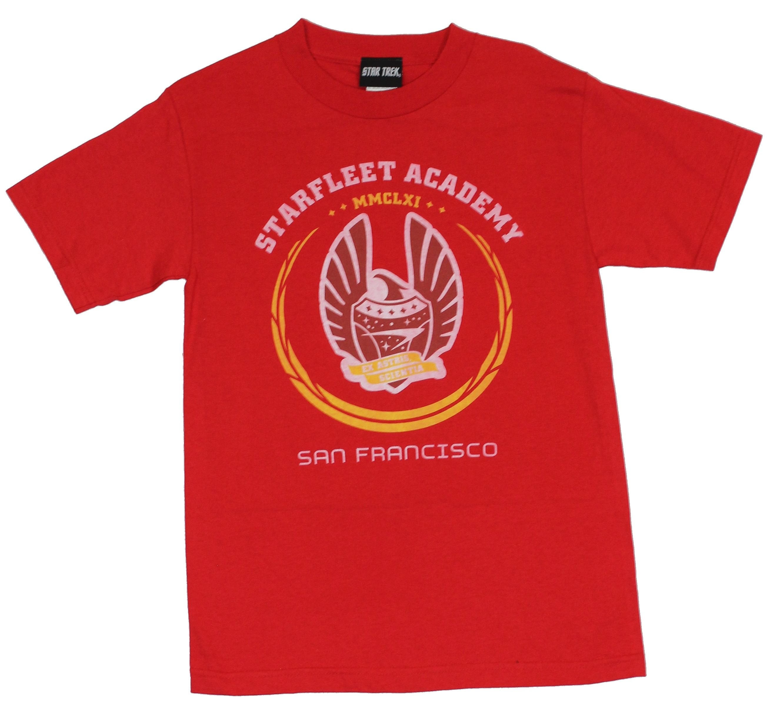 Star Trek Mens T-Shirt - Starfleet Academy San Francisco Logo (Small ...