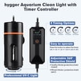 Aquarium U-V Light with Timer, 360? Protective Shield Clean Light for ...