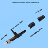 4x Superior FC UPC Fiber Optic Fast Connector Exquisite Cold Joint ...
