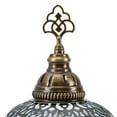 Mozaist Turkish Cracked Glass Table Lamp 13'' with Bulb Included ...