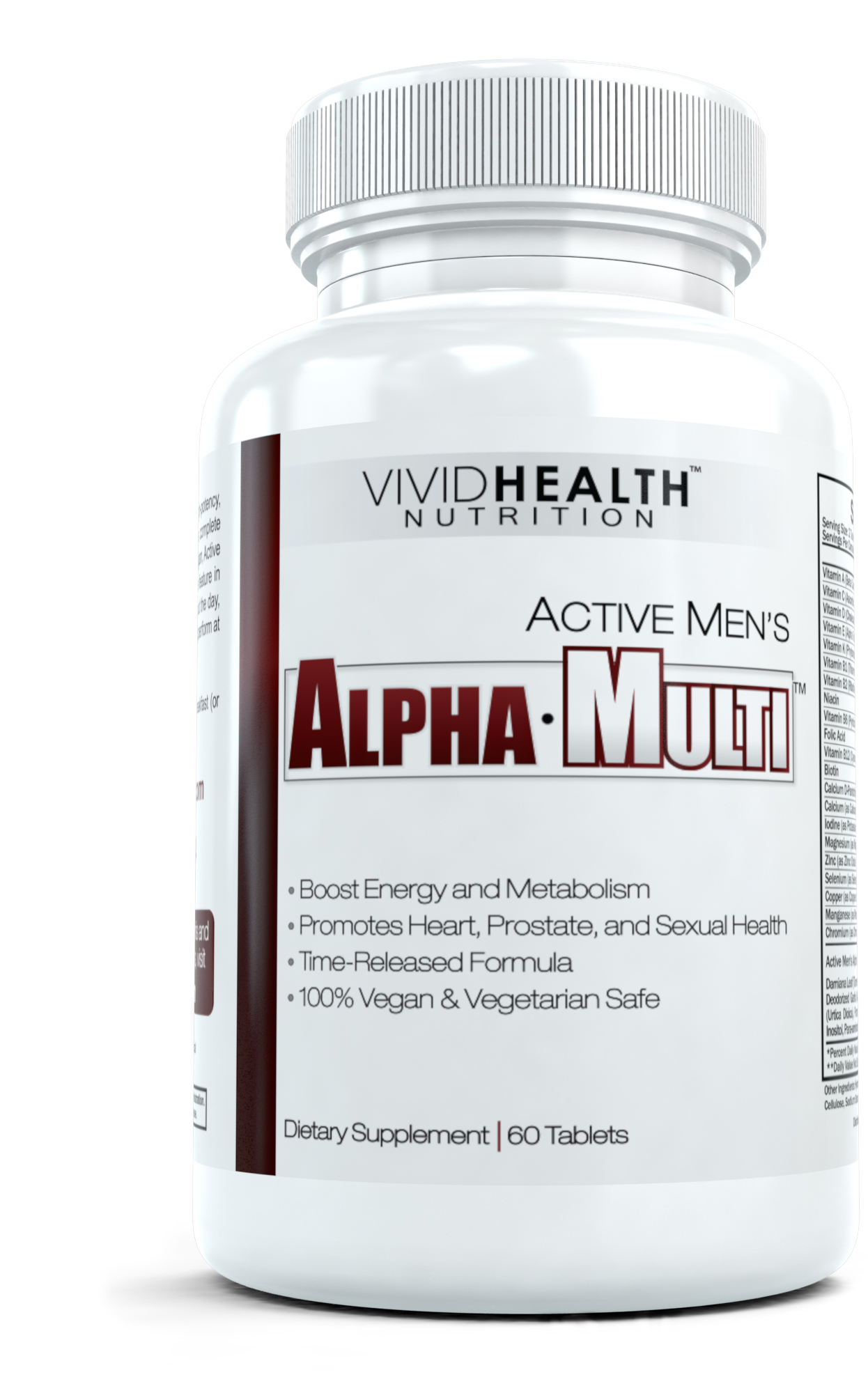 Active Men’s Alpha Multi Complete Multivitamins for Men, 60 Tabs