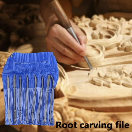 Mymisisa 8pcs Woodworking Riffler File Set 190mm Double Ended Wood ...