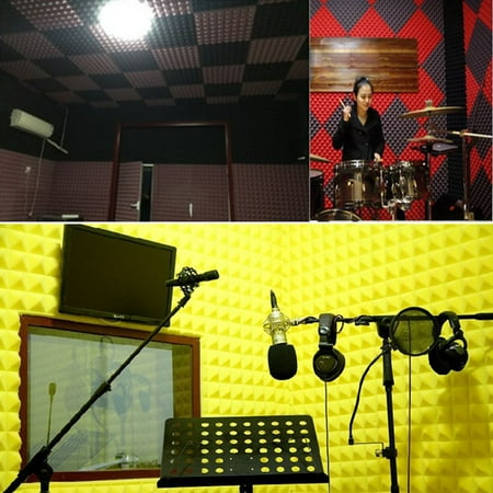 Sound Absorption Foam Panels 12Pcs Acoustic Foam Panels Acoustic Foam ...