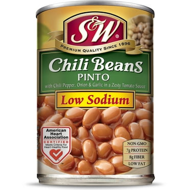 (12 Pack) S&W - Low Sodium Canned Black Beans, 15 Ounce Can - Walmart.com
