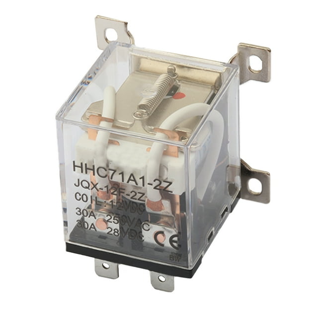 1pcs JQX-12F 2Z DC12V 30A HHC71A1 DPDT 2NO 2NC 8 Pin Power Relay ...