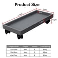 Movable Plant Trays Rectangle Plant Trolley with Caster Wheels Garden ...