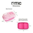 RTIC Lunch Container, 5-Piece Food Container, BPA Free, Microwave Safe ...