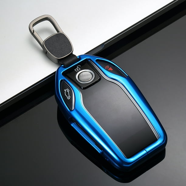 Aluminum Alloy Key Cover Key Protection Case with Key Chain for BMW i8 ...