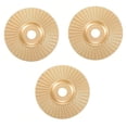 3Pcs Wood Carving Disc for Angle Grinder, Flat Surface Grinding Wheel ...