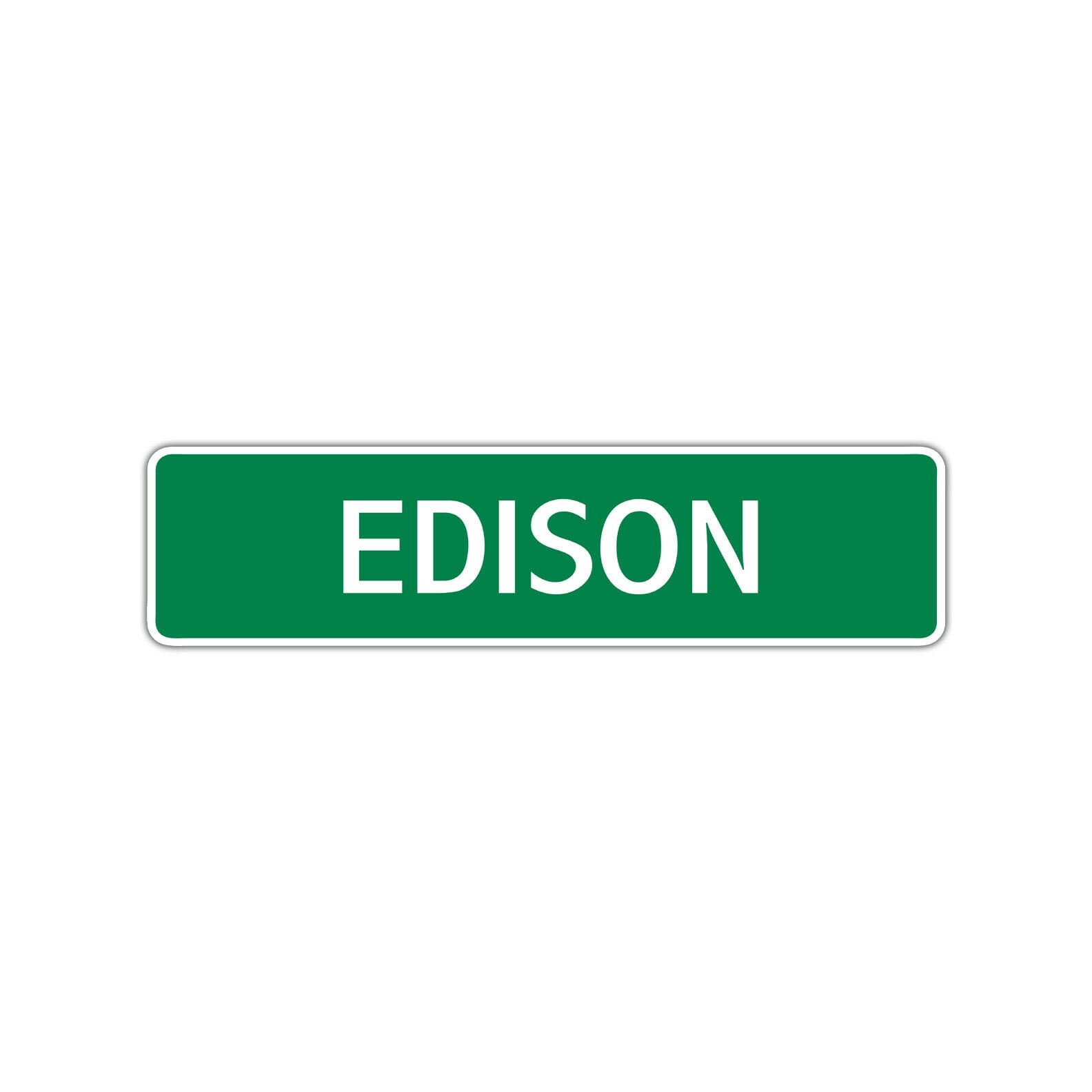 Edison Boys Boys Children Name Letter Printed Plaque Decoration Label ...