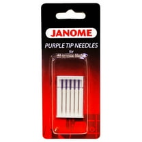 Janome, Sewing Machine Needles, 90/14, Purple Tip Pack of 5 - Walmart.com
