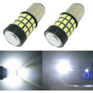 Alla Lighting 3800lm BA15S 1156 White LED Bulbs Bright P21W 7506 1156 ...