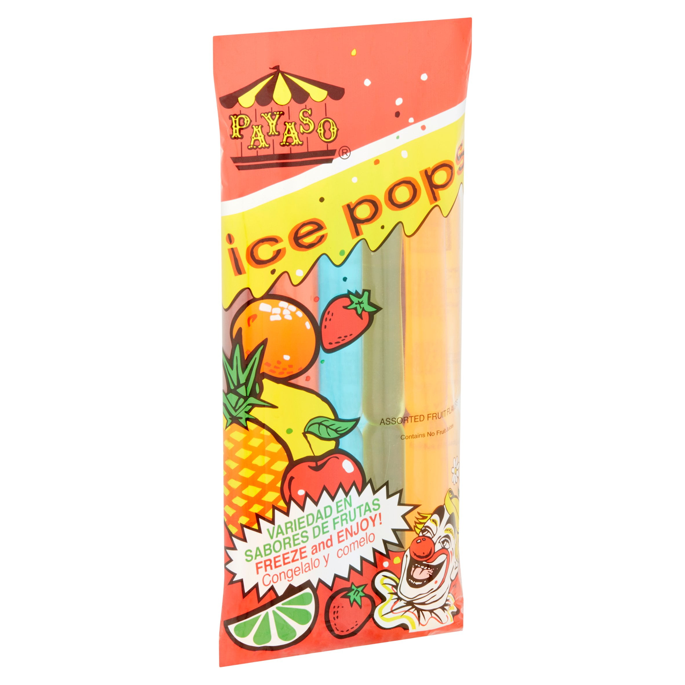 Buy Payaso Assorted Fruit Flavor Ice Pops, 30 Oz Online at Lowest Price ...