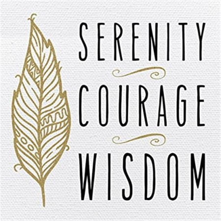Heartfelt 189165 Tabletop-Serenity Courage Wisdom Plaque, 4 x 4 in ...