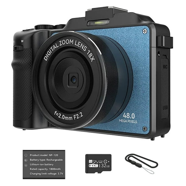 OIEXI 48MP Digital Camera for Photography,4K Video Camera with Front ...