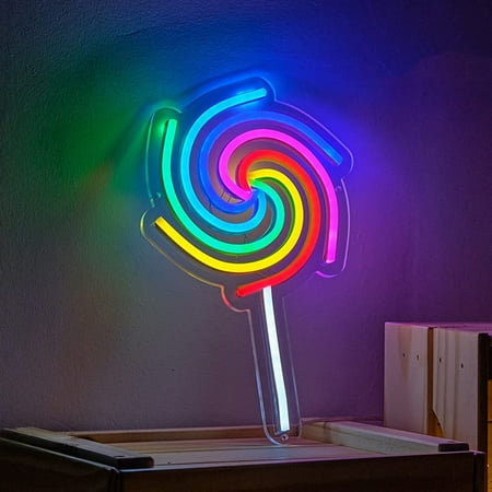 SAYDY LED Neon Sign Lights, USB / 12V Powered, Art Wall Decorative ...