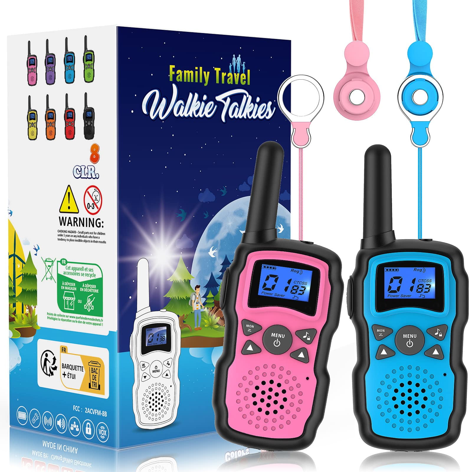 Walkie Talkies for Kids,Toys for 3-12 Year Old Boys Girls,2 Way Radios ...